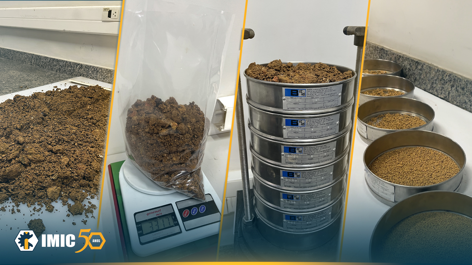 Análise Granulométrica em Peneiramento de Minério - IMIC